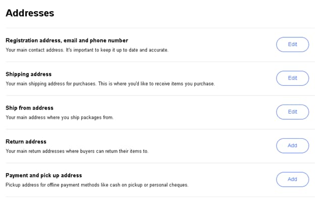 【画像あり】eBayの住所登録の方法｜住所変更の手順もあわせて解説