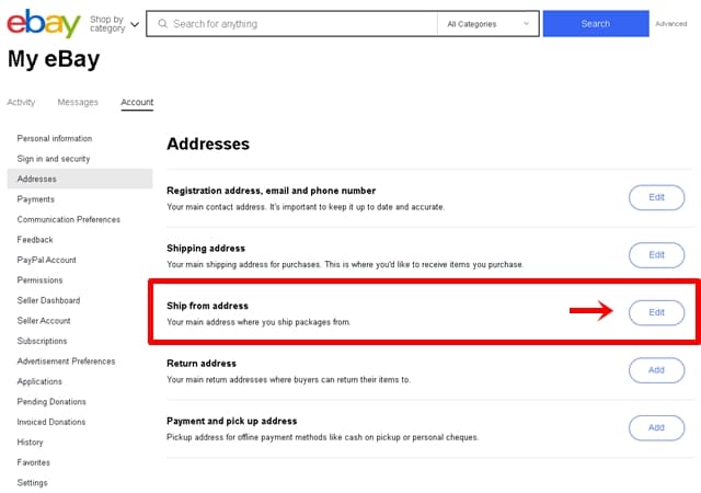 【画像あり】eBayの住所登録の方法｜住所変更の手順もあわせて解説